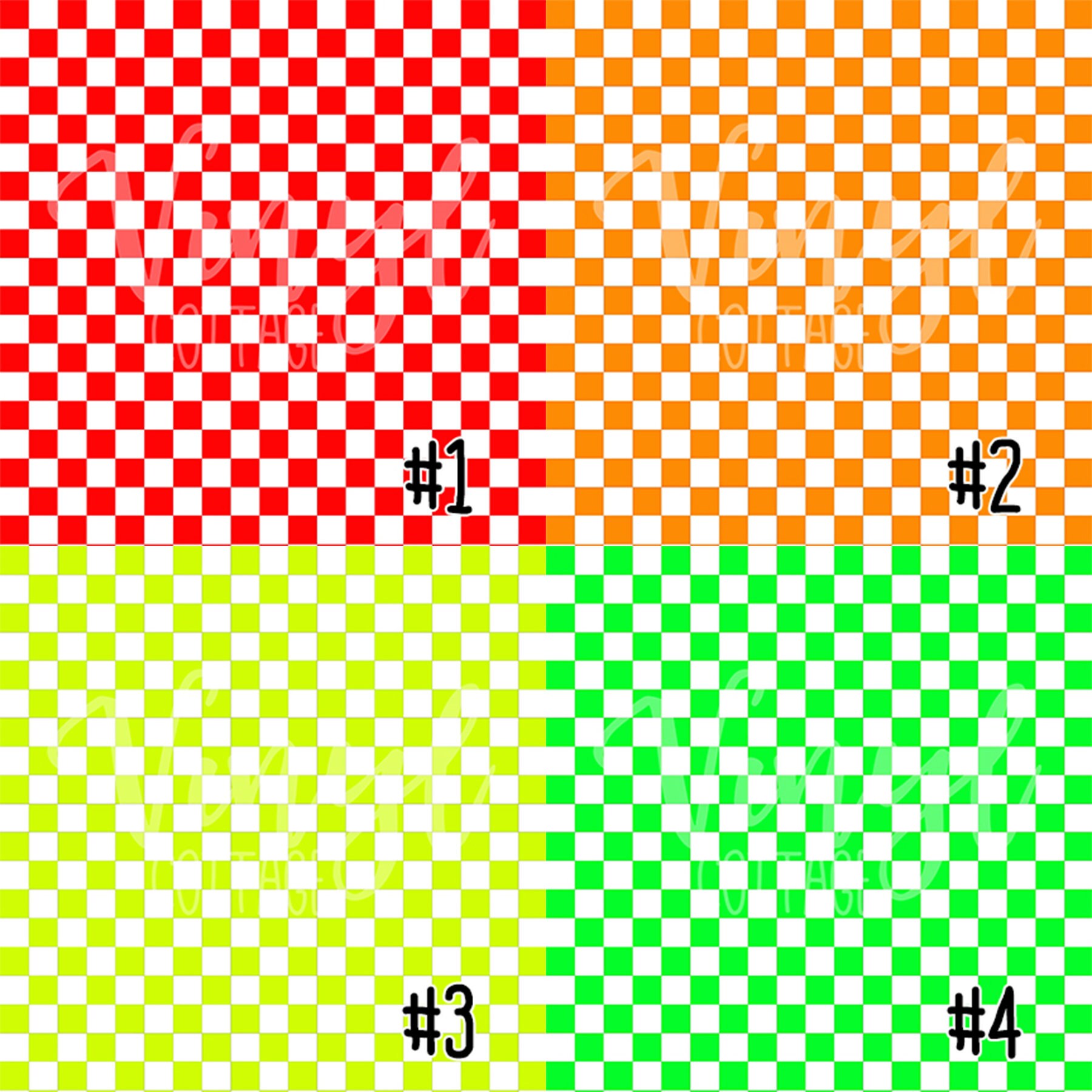 Checkered Pattern Vinyl Print Vinyl Printed HTV Pattern - Etsy