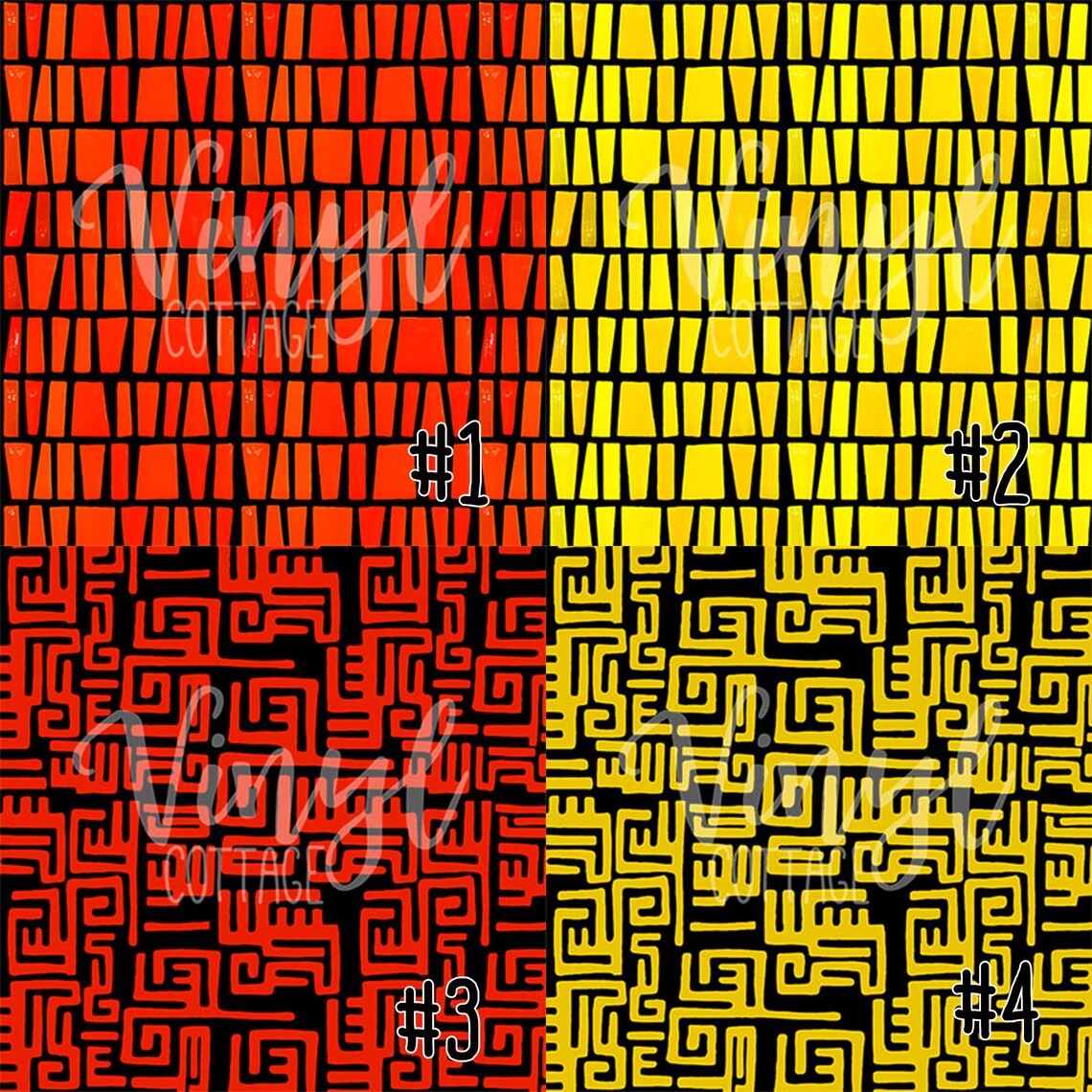Africa Kente Print Vinyl, Leopard Print HTV, African Pattern Heat ...