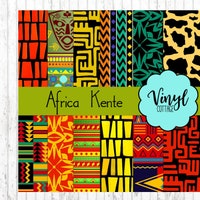 African Bright Pattern Printed HTV African Pattern Vinyl Printed Heat ...