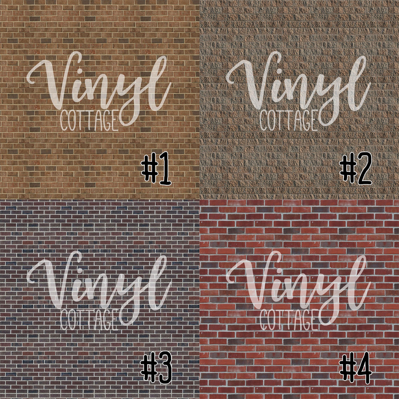 Bricks Print Vinyl Pattern Heat Transfer Vinyl Printed - Etsy