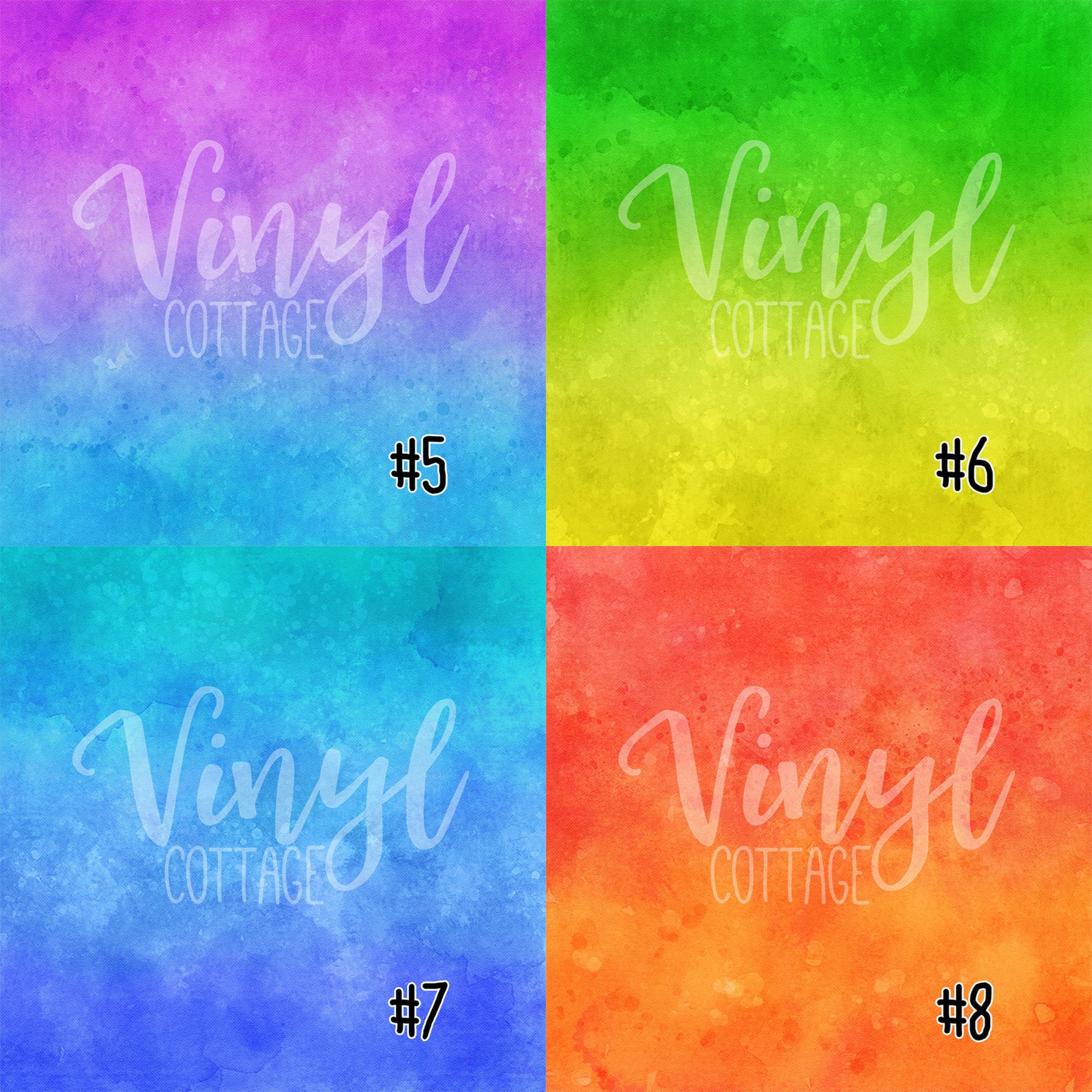 Bright Ombre Pattern Vinyl Gradient Print HTV Pink Purple - Etsy