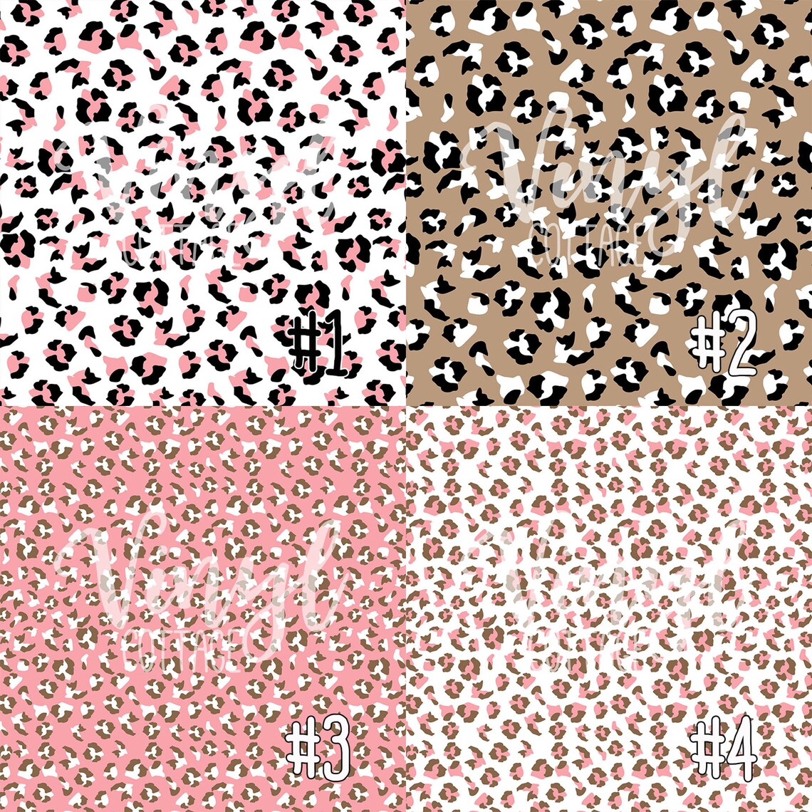 Wild and Pretty Leopard Print Pattern Vinyl Zebra Stripes - Etsy