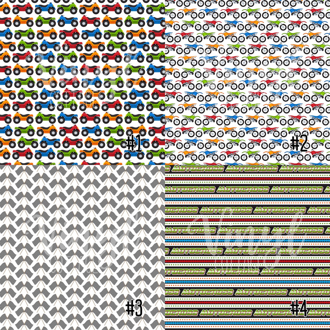 Motocross Pattern Vinyl Dirt Bike Motorcycle Bike Chevron | Etsy