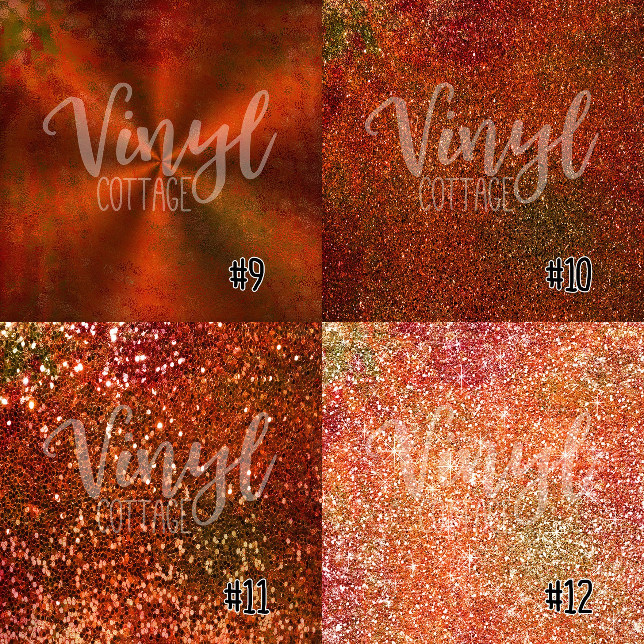 Autumn Texture Pattern Vinyl Fall Amber Glitter Print Vinyl - Etsy