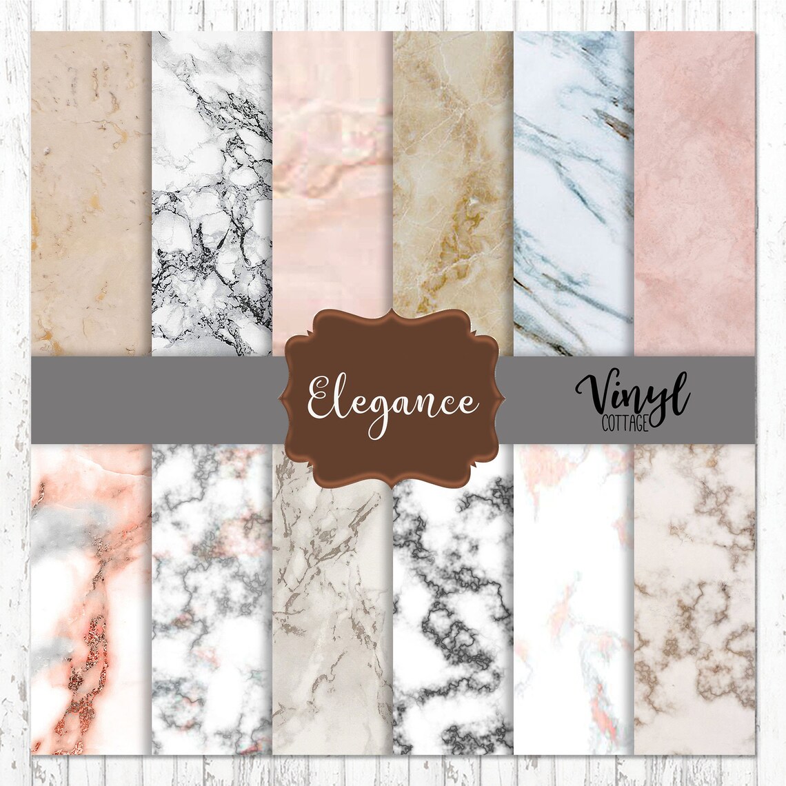 Elegance Marble Pattern Vinyl Classic Print Vinyl Printed - Etsy