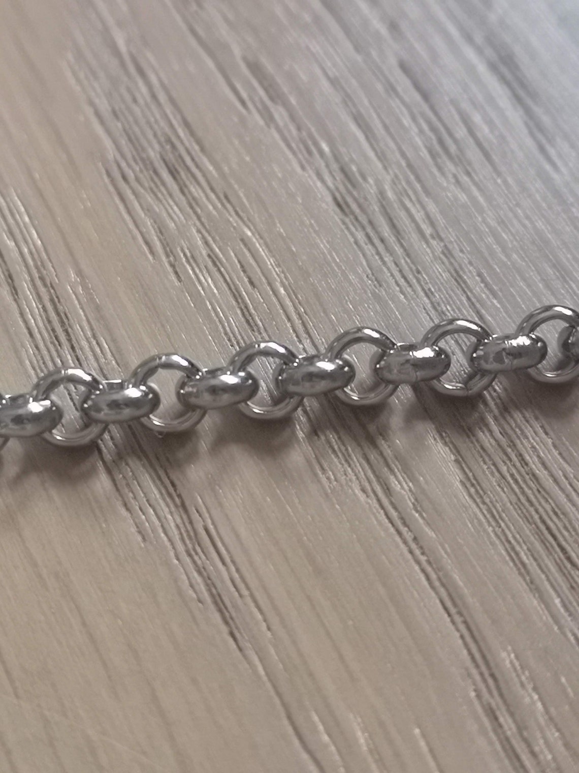 4MM Silver Rolo Chain Rolo Chain Silver Rolo Link Necklace - Etsy