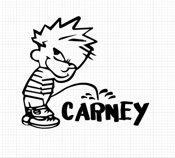 Calvin Pissing Logo