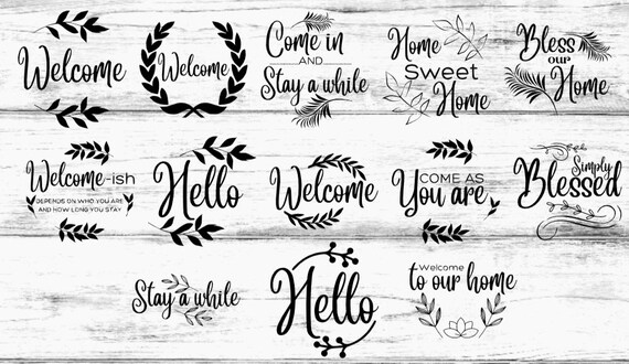 Welcome Rounds Digital Download PNG/SVG | Etsy
