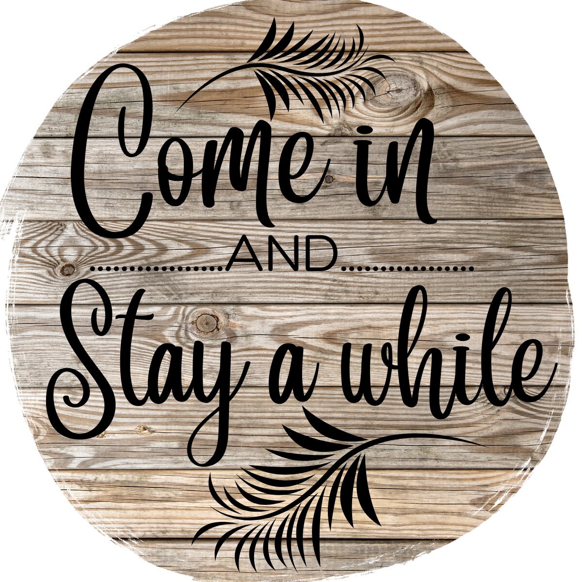 Welcome Rounds Digital Download PNG/SVG - Etsy