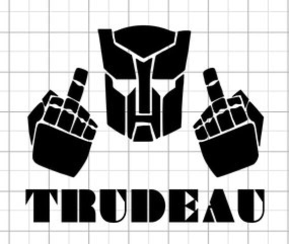 Transformer trudeau Decal | Etsy