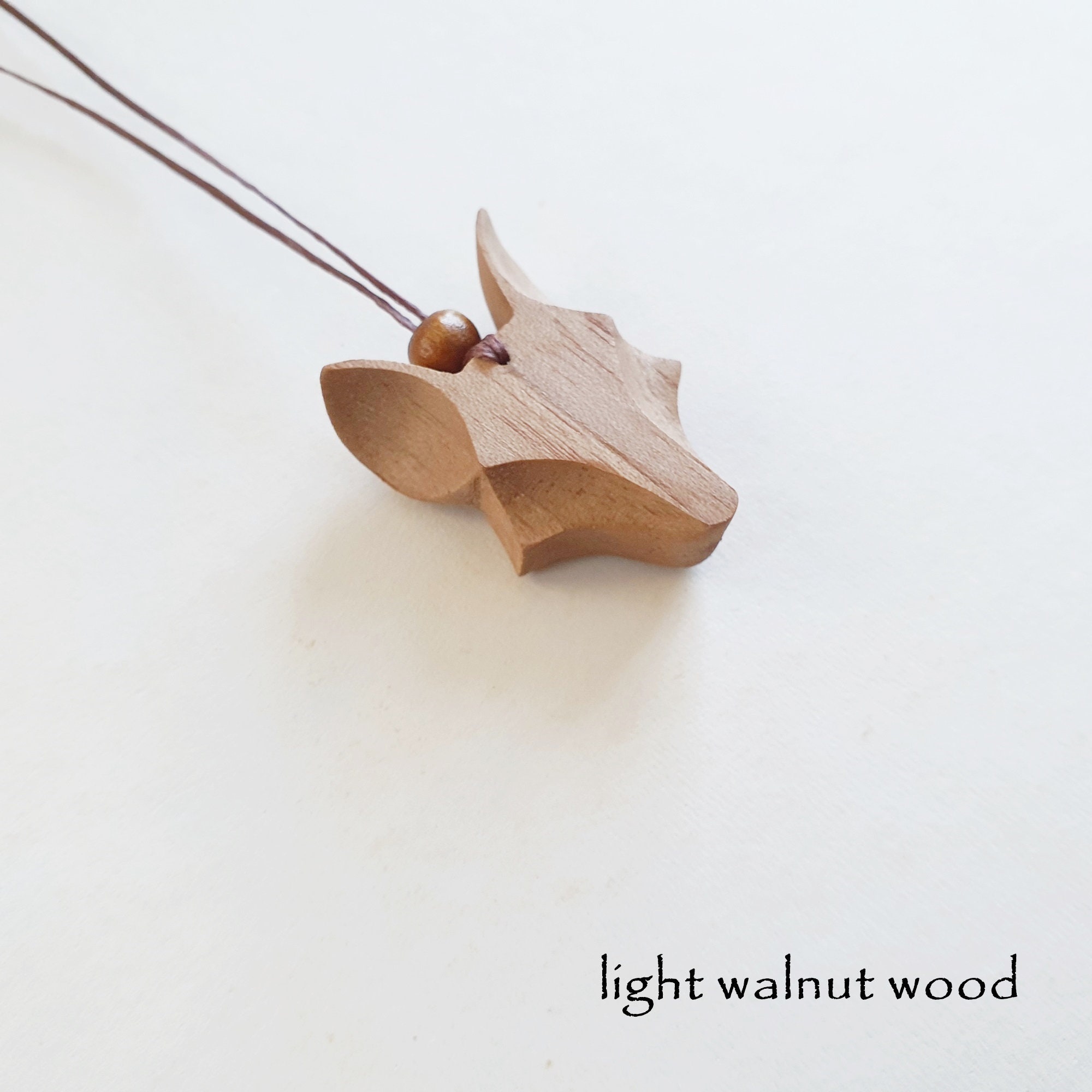 Collar de lobo colgante de madera joyería celta madera vikingo - Etsy ...