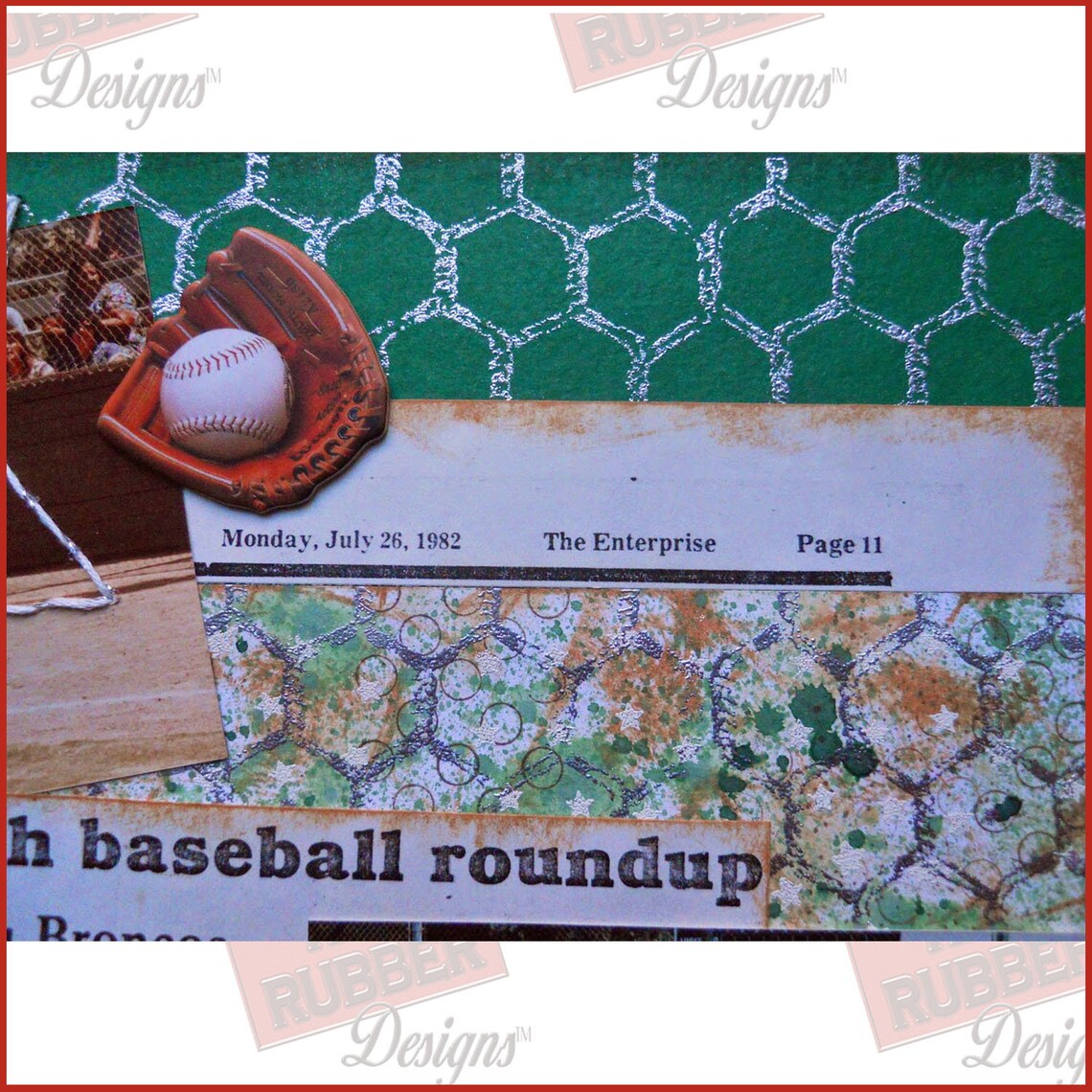Chicken Wire Background Cling Mount Rubber Stamp - Etsy