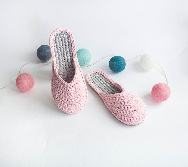 Pantofole da donna Pantofole All'uncinetto | Etsy