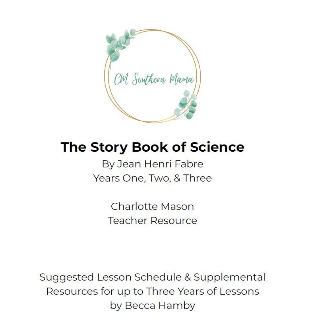 BUNDLE Storybook of Science Charlotte Mason Homeschool Teacher Resource ...