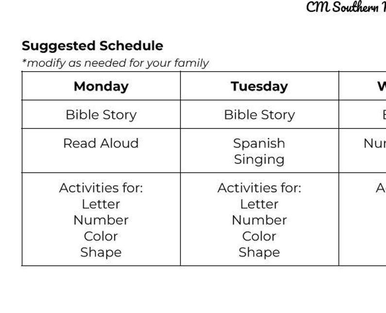 PRESCHOOL GUIDE - A Year of Charlotte Mason Preschool - Ages 2-5 - PK3 ...