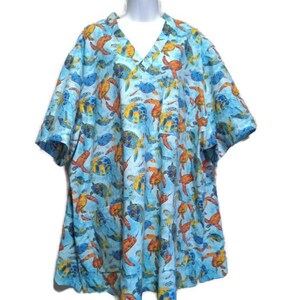 NEW!! Tropical Turtles in Water Medical Scrub Top Nurse Scrubs Hospital ...