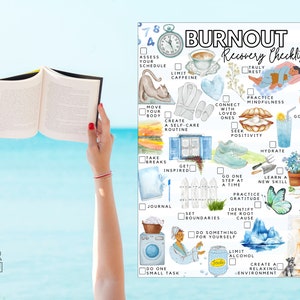 Printable Burnout Recovery Checklist | Burnout Self-care To-do List - Etsy