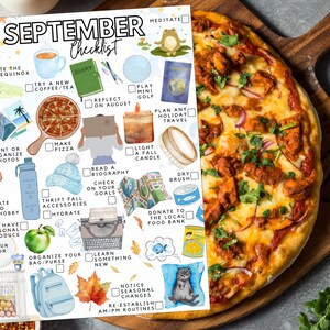 Printable September Checklist | September Bucket List - Etsy