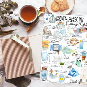 Printable Burnout Recovery Checklist | Burnout Self-care To-do List - Etsy