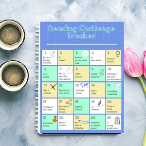 Printable Reading Challenge Tracker | 25 Books - Etsy