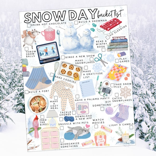 Snow Day - Etsy
