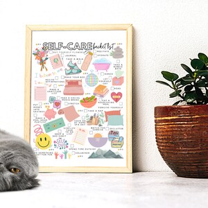 Printable Self-care Bucket List | Self-love To-do List - Etsy