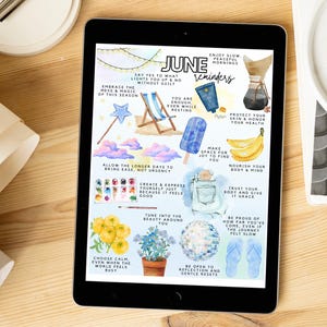 June Printable List Value Pack: Checklist, Reminders, Bucket List (PDF ...