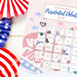 2024 Presidential Debate Printable BINGO Pack of 6 Debate - Etsy