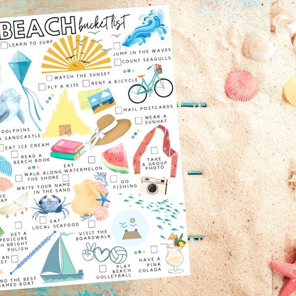 Beach Bucket Decor - Etsy