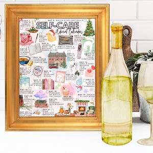 Printable Self-care Advent Calendar | Holiday Self-love To-do List - Etsy
