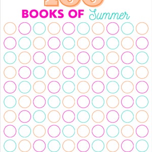 100 Book Tracker Printable Pages | Seasonal - Etsy
