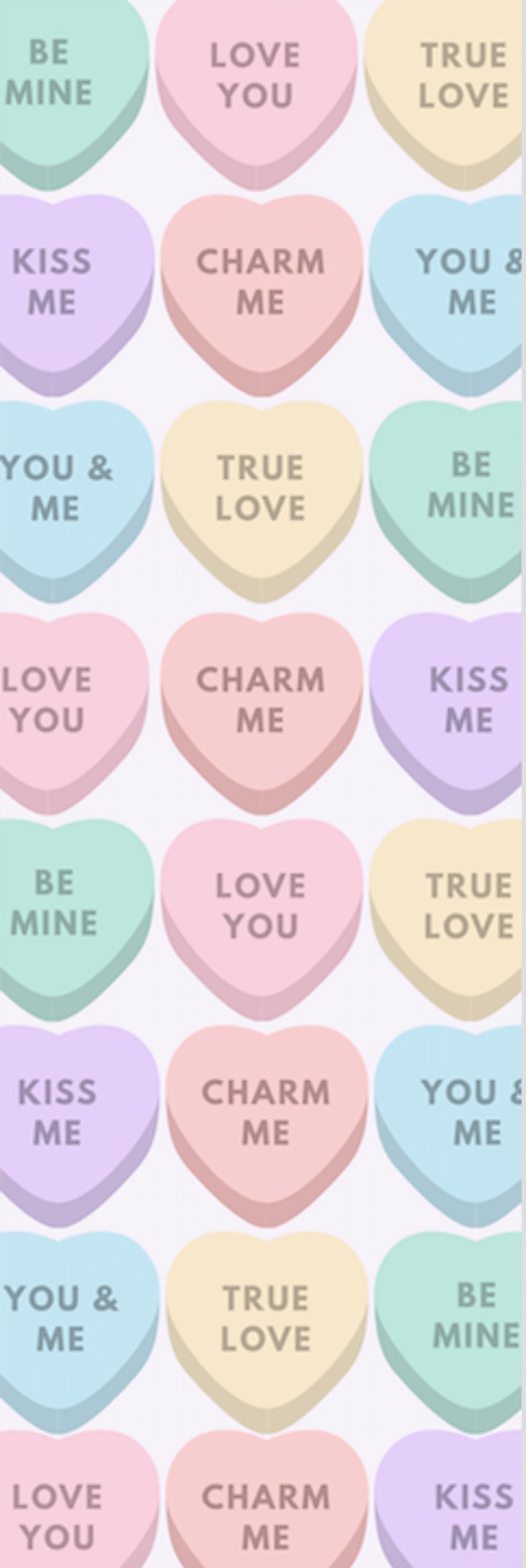 Printable Bookmark Set of 6 Valentine's Day - Etsy