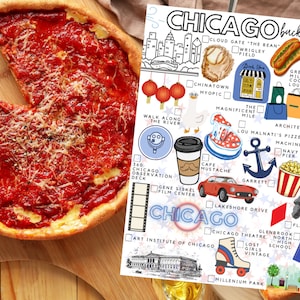 Printable Chicago Bucket List: To-do Activities (PDF Download) - Etsy