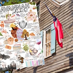 Printable Savannah Georgia Fall Bucket List | Southern Seasonal Fall To ...