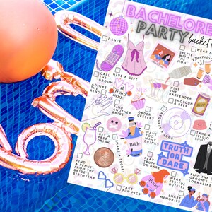 Printable Bachelorette Party Bucket List (PDF Download) - Etsy