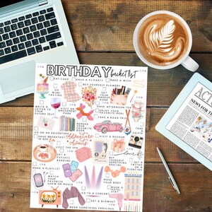 Printable Birthday Bucket List: Fun Birthday Activities (PDF) - Etsy