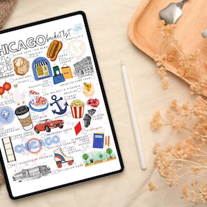 Printable Chicago Bucket List: To-do Activities (PDF Download) - Etsy