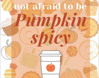 Fall Printable Art Pumpkin Spice Latte // Coffee Shop Art - Etsy