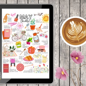 Printable May Checklist | May Bucket List - Etsy