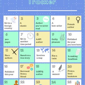 Printable Reading Challenge Tracker | 25 Books - Etsy