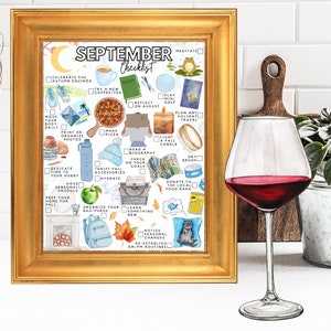 Printable September Checklist | September Bucket List - Etsy