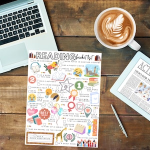 Printable Reading Bucket List | Reading To-do List - Etsy