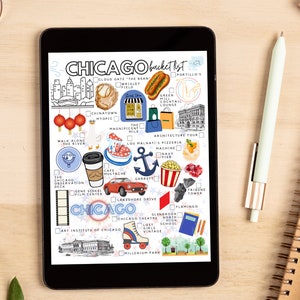 Printable Chicago Bucket List: To-do Activities (PDF Download) - Etsy