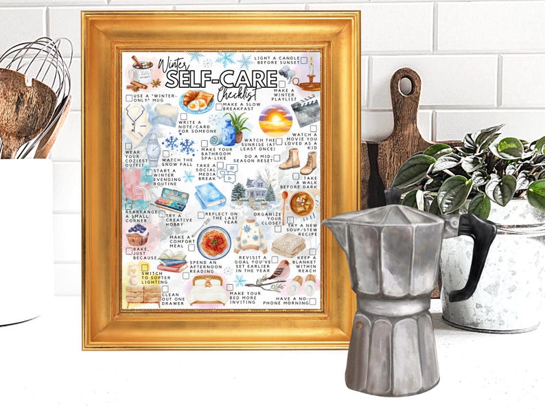 Yearly Self Care Bundle, Seasonal Reset Checklists (digital Download ...