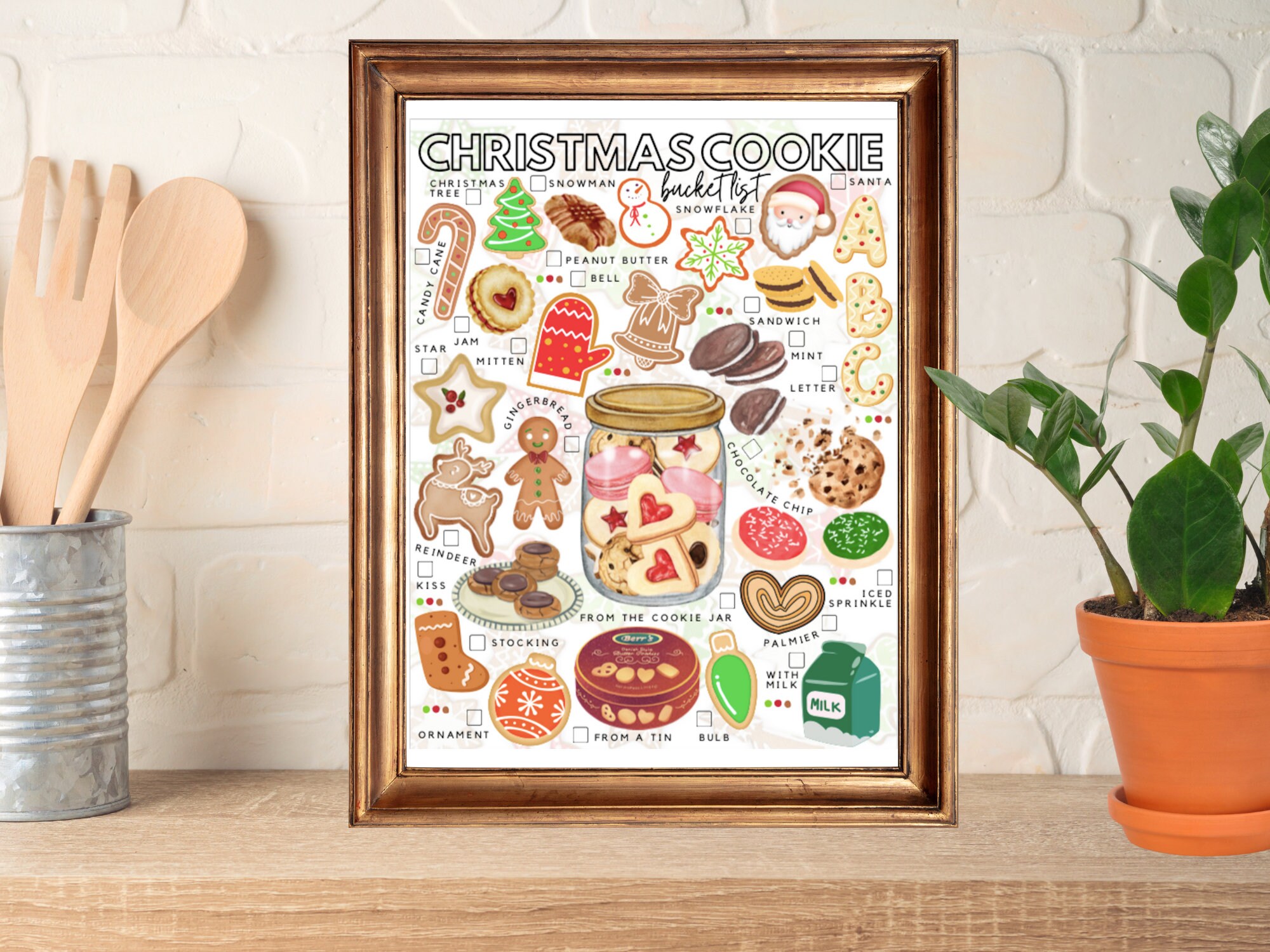 Printable Christmas Cookie Bucket List (PDF) - Etsy