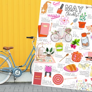 Printable May Checklist | May Bucket List - Etsy