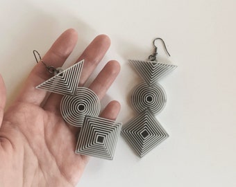 3d printed earrings | Etsy