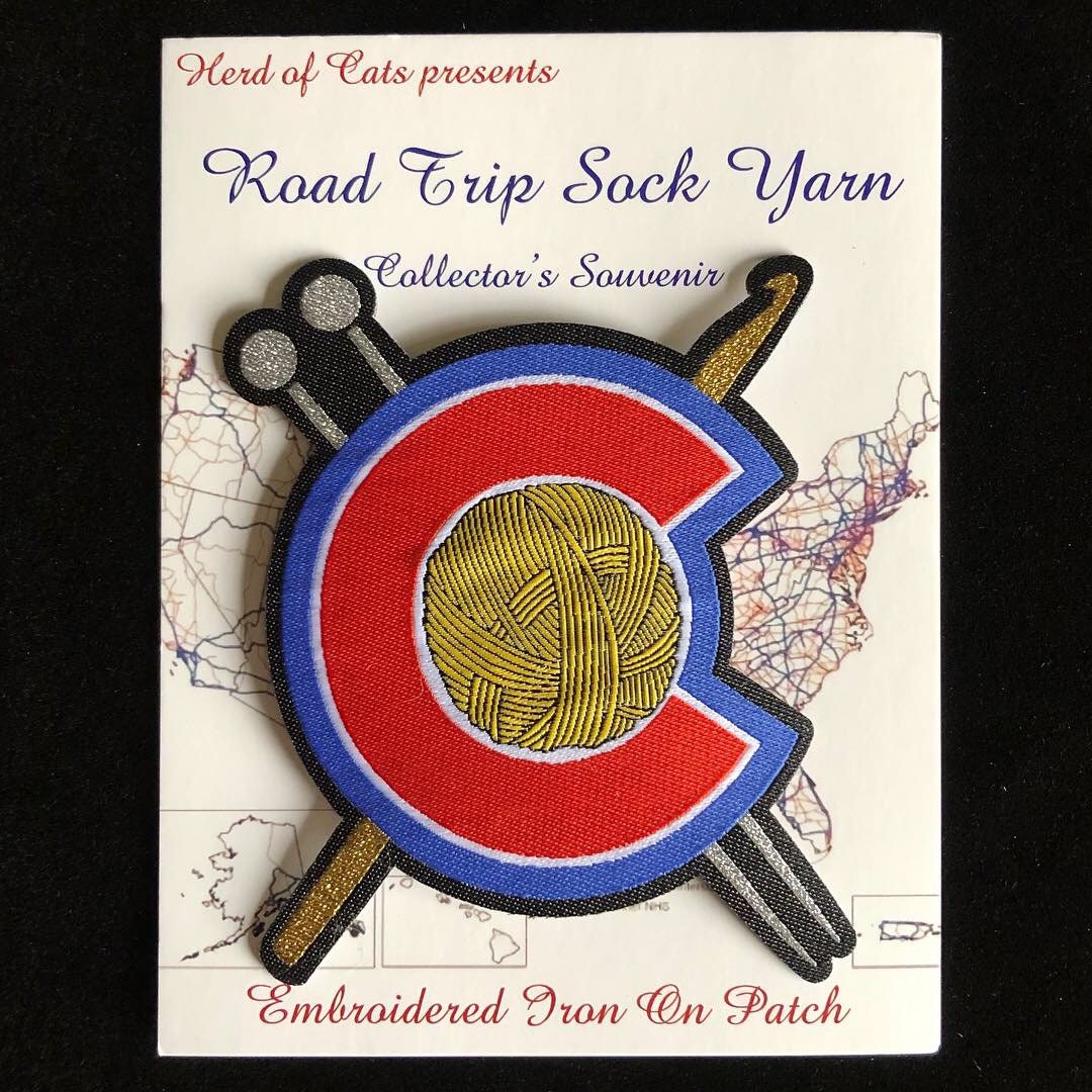 Embroidered Patch, Iron on Patch, 4" Patch, Colorado Patch, Crochet ...