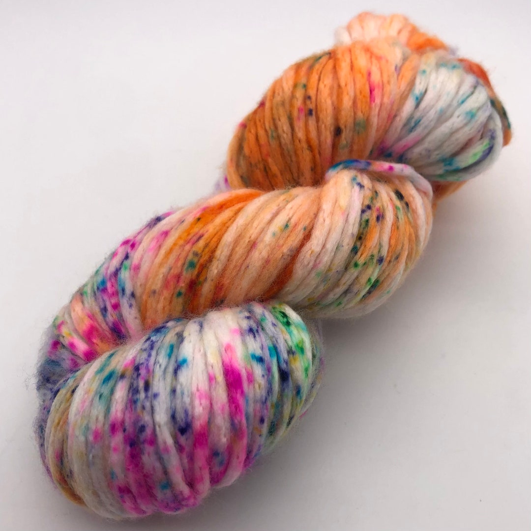 Cloud, Superchunky Chain Construction, 100 Meters/ 100 Grams, Hand Dyed ...