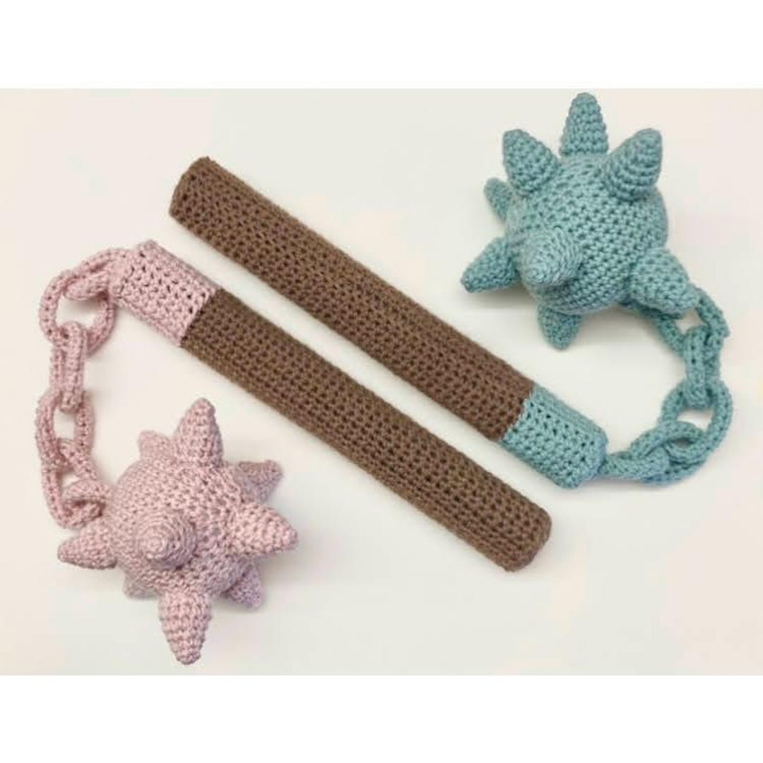 Crochet Medieval Weapon - Flail/morning Star - Etsy